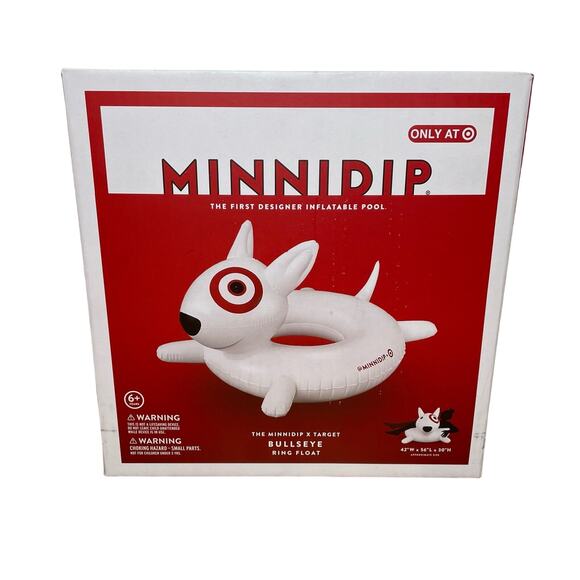 Target | Other | Minnidip X Target Bullseye Dog Inflatable Pool Ring ...